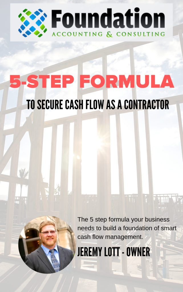 5 Step Cash Flow Formula For Contractors | Foundation Bookkeeping